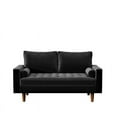 Womble 50.3'' Velvet Square Arm Loveseat - Walmart.com