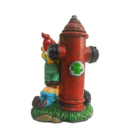 NEW Hydrant Dwarfs Resin Creative Fire Hydrant Garden Dwarf Gnome ...