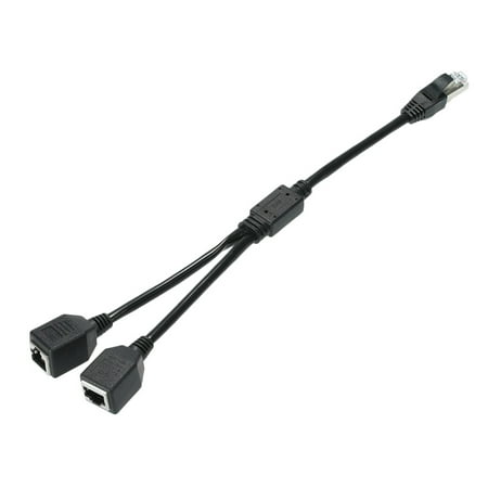 RJ45 Network Splitter Adapter Cable, Male to 2 Female header Separators ...