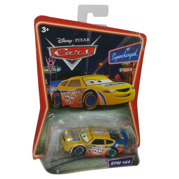 Disney Pixar Cars Movie RPM #64 Supercharged Die-Cast Toy Car - (Light ...