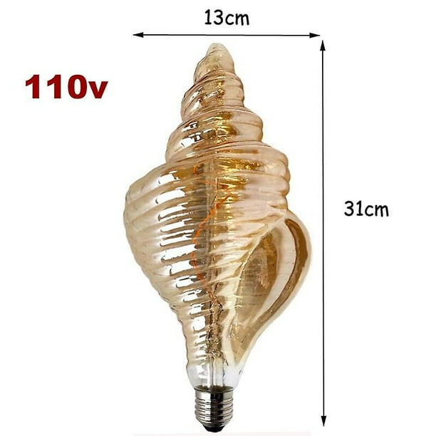 Bombillas led bombilla vintage g125 bombilla de globo grande de piedra ...