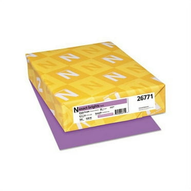 Neenah Paper Exact Brights Paper, 8 1/2 x 11, Bright Tangerine, 20lb ...