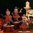 3 Pcs Vintage Halloween Table Decor, 9 x 6 Inch Farmhouse Pumpkin and ...