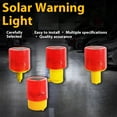 PatungKu Lamp Solar Powered LED Warning Light Road Traffic Barrier ...