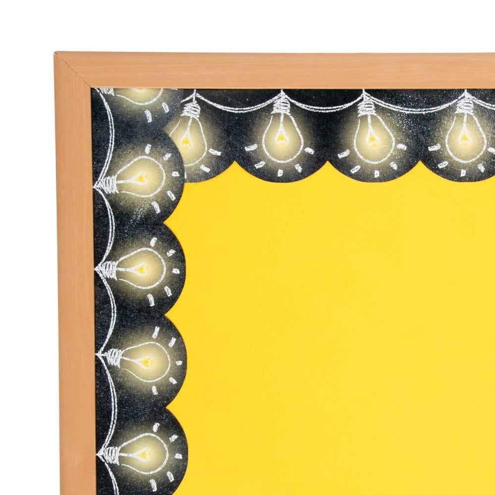 Light Bulb Chalkboard Borders - Educational - 12 Pieces - Walmart.com