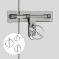 8Pcs Round Safety Pins Fastener Heavy Duty Tractors Linch Pin Clips ...