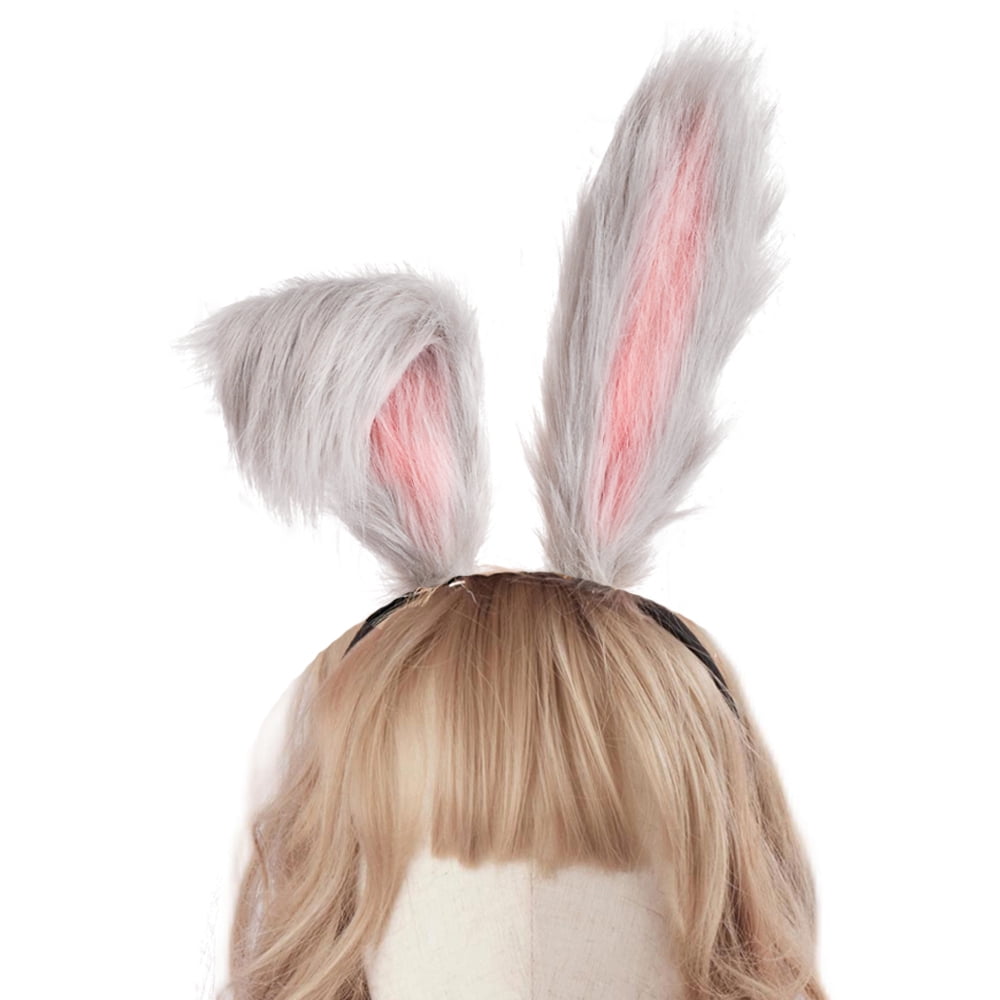 VIGVAN Long Rabbit Ears Hairband Cute Animal Ears Women Bunny Hairband ...