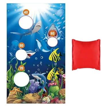 PANTIDE Video Game Toss Games with 4 Bean Bags Games Party Supplies ...