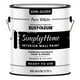 Rust-Oleum 332120 Simply Home Semi-Gloss PURE WHITE Interior Wall Paint ...