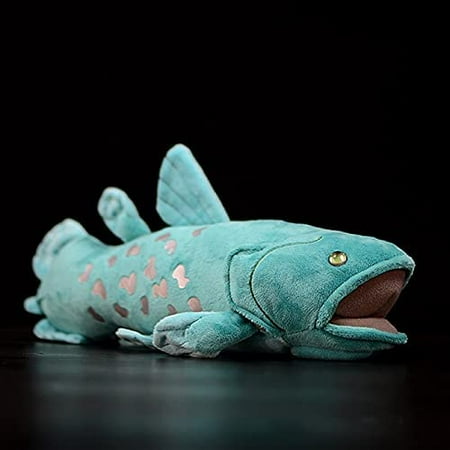 HTAIGUO 38CM Real Life Coelacanth Stuffed Toys Lifelike Sea Animals ...