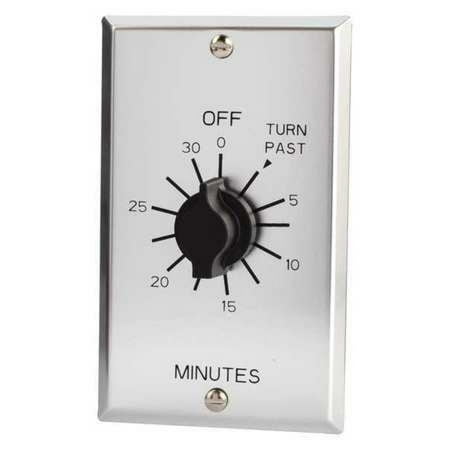 TORK C530M Spring-Wound In-Wall Twist Timer with Commercial Style Metal ...