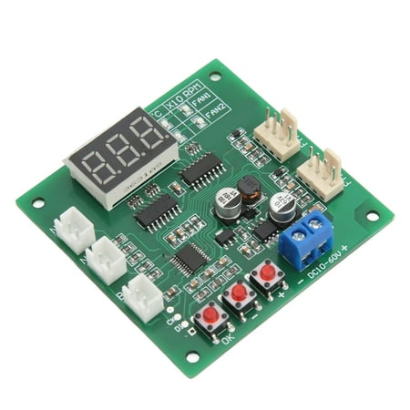 DC8-60V 2 Channel 4 Wire Fan PWM Temperature Speed Controller Noise ...