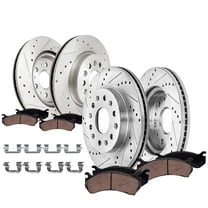 Detroit Axle - 8pc Brake Kit for Chrysler 300 Dodge Charger Magnum ...