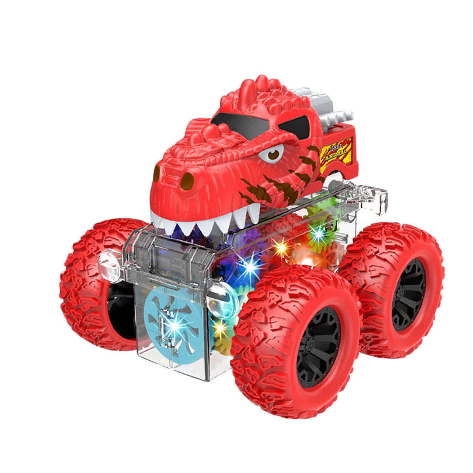 HIMIWAY Toys Friction Powered Toy Cars Push and Go Vehicles Engineering ...