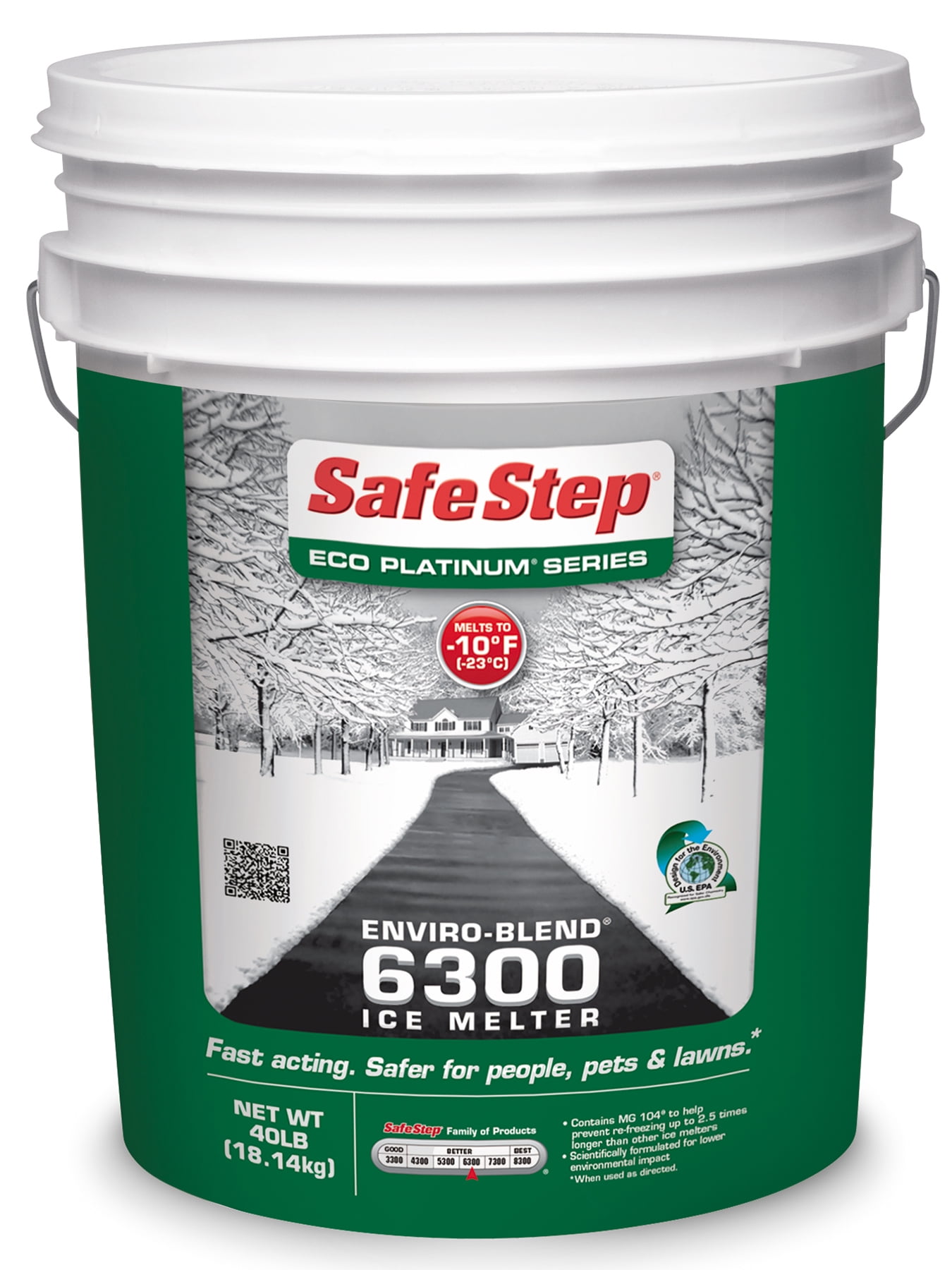 Safe Step 6300 Enviro Blend Ice Melt 40lb 5 Gallon - Walmart.com