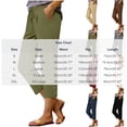 Cagogo Women's Capri Pants Drawstring Loose Elastic Waist Casual ...