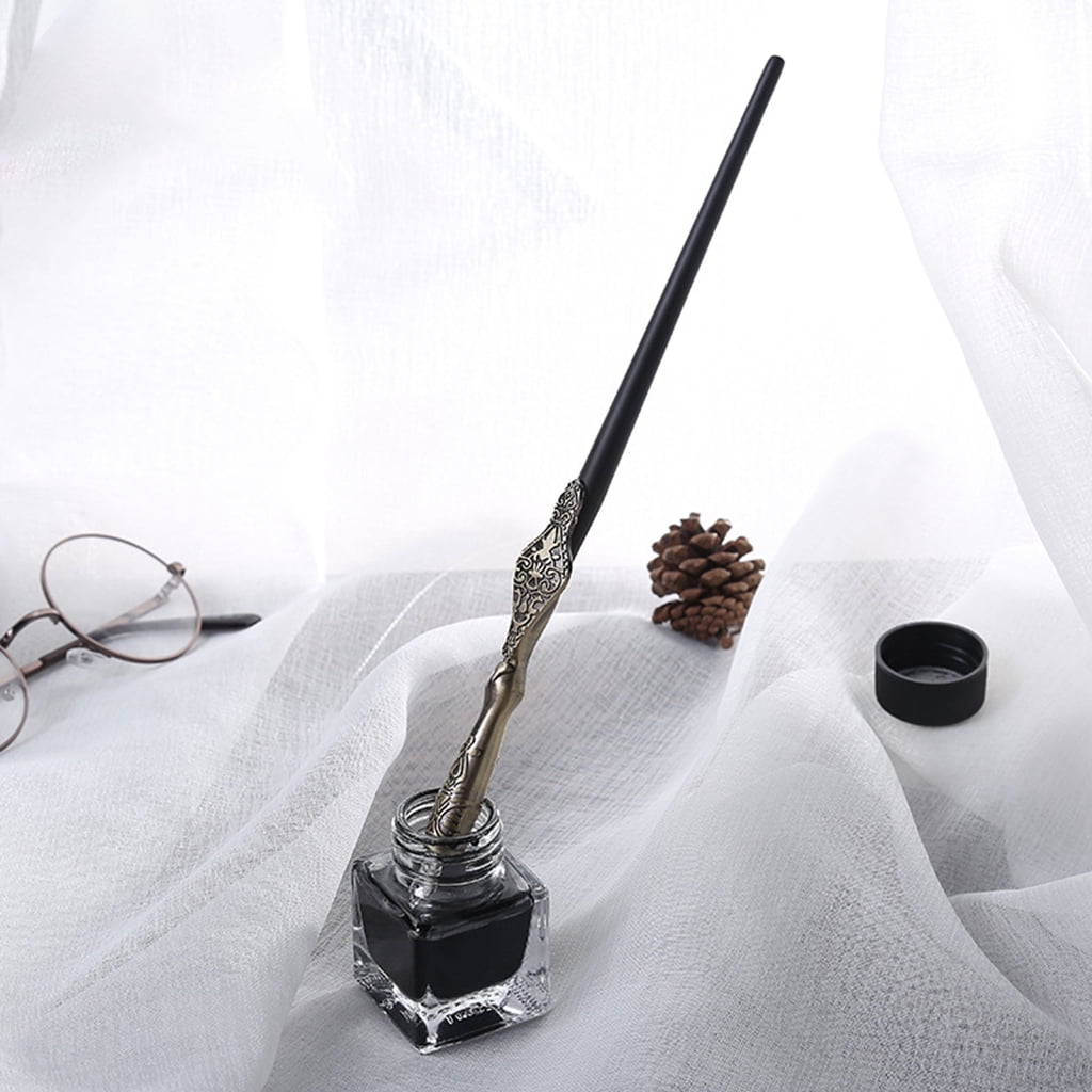 Buy Antique Fountain Dip Pen Metal Calligraphy Pen for Beginner Artist ...