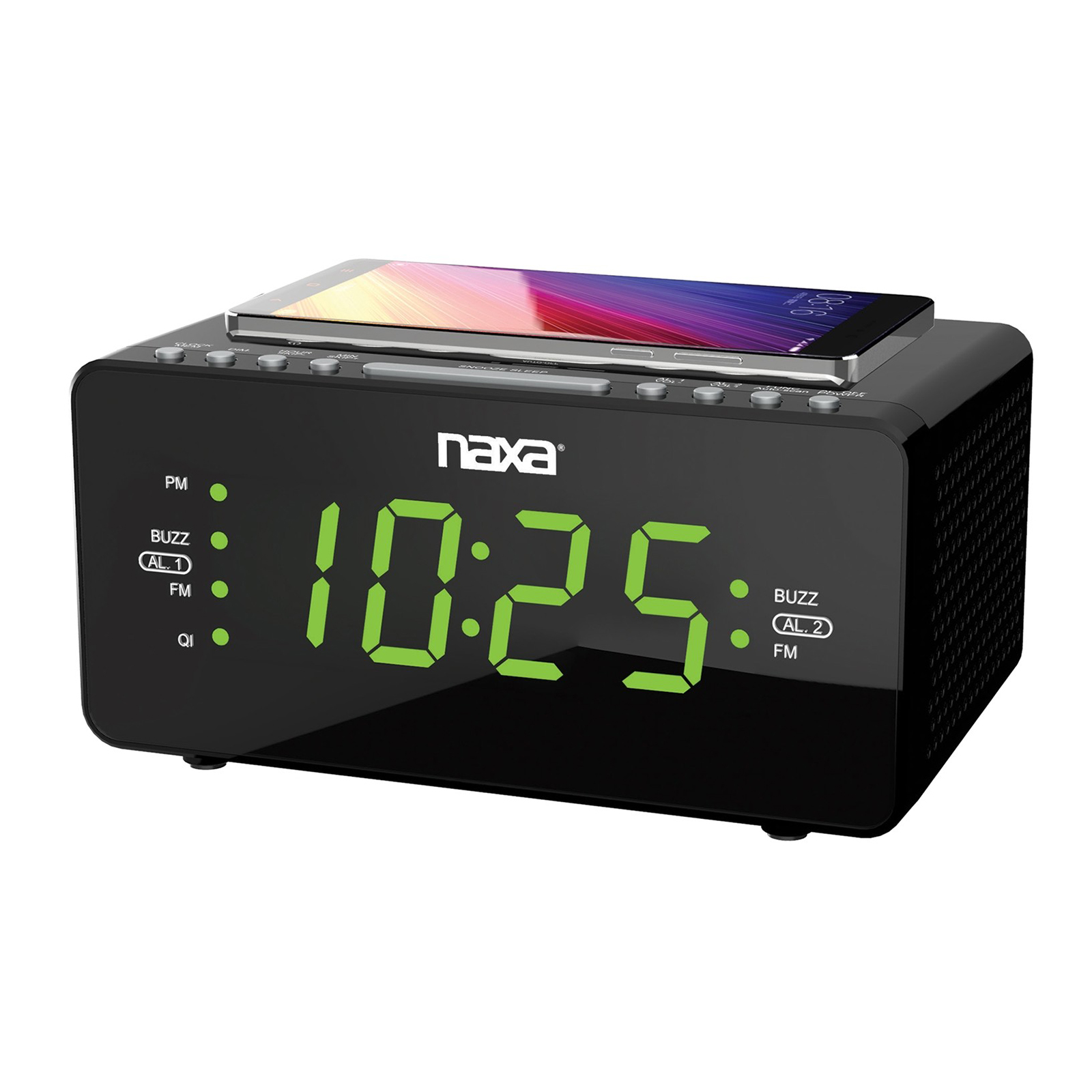 Dual Alarm Clock with Qi Wireless Function - Walmart.com