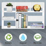 Versatile Wooden Desk Organizer for Office & Home, Vertical Large Shelf ...