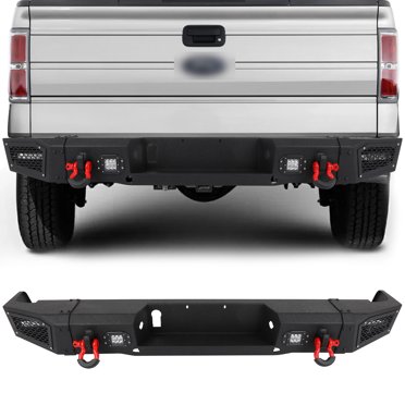 Hooke Road Heavy-Duty Steel Rear Bumper Accessory for 2006-2014 Ford ...
