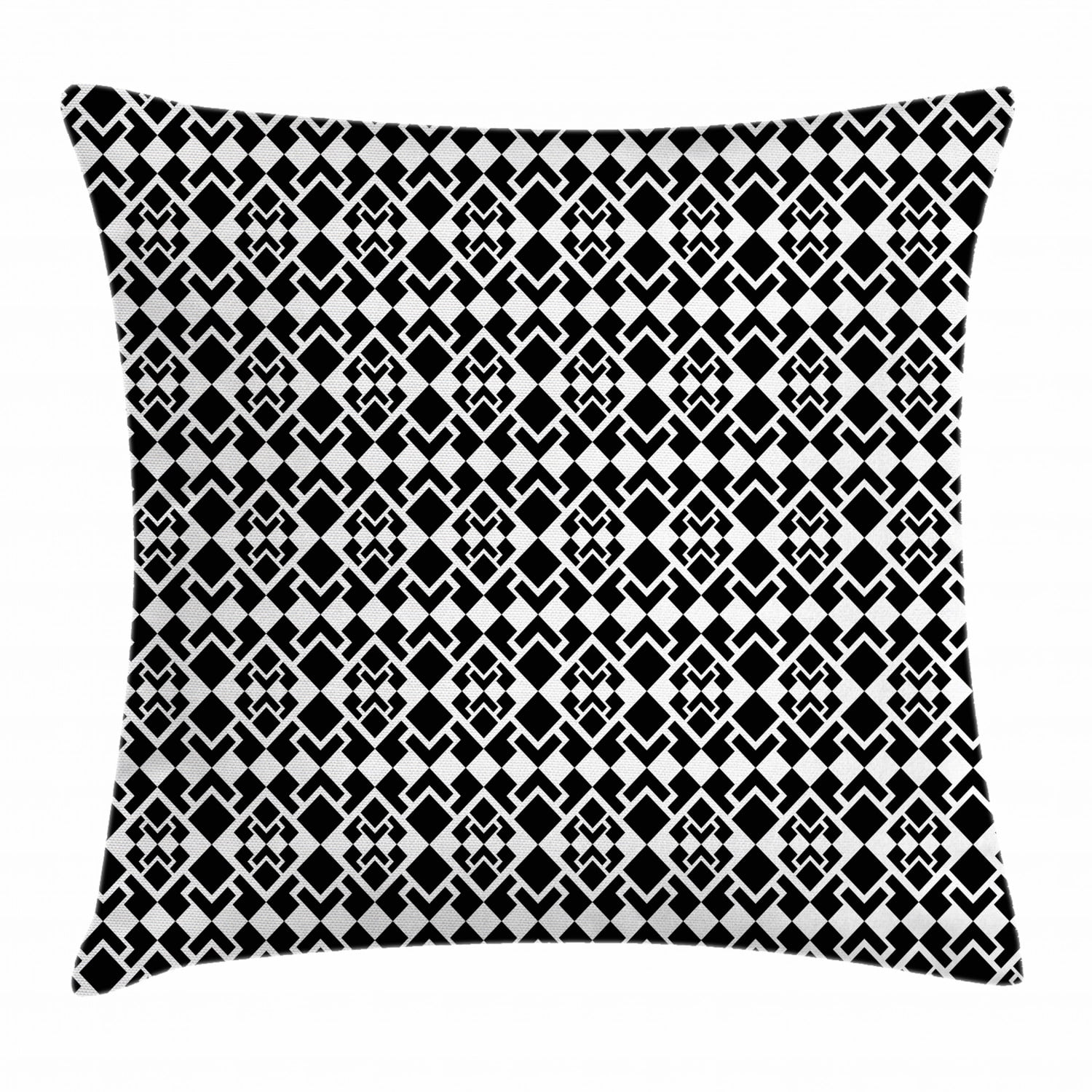 Abstract Throw Pillow Cushion Cover, Geometric Inspirations with ...