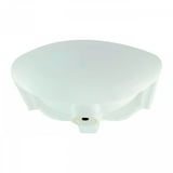 Dell Wall Mount Bathroom Sink 16 1/8" White Wash Basin with Overflow ...