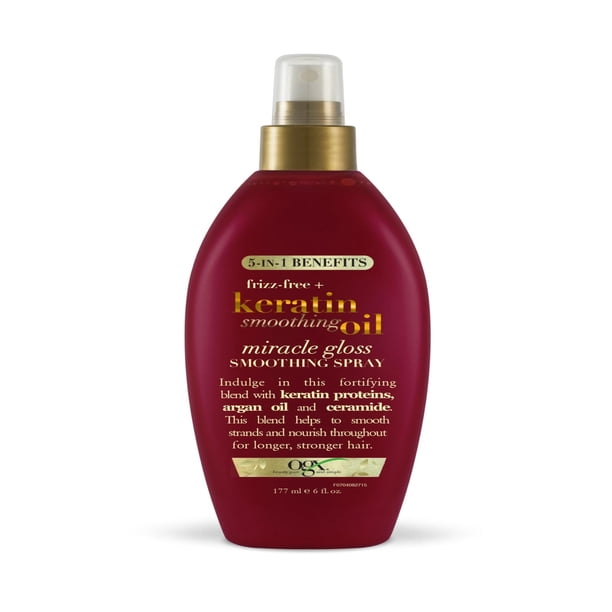 OGX Stengthening and Smooth Extra Strength Smoothing Spray 6.8oz ...