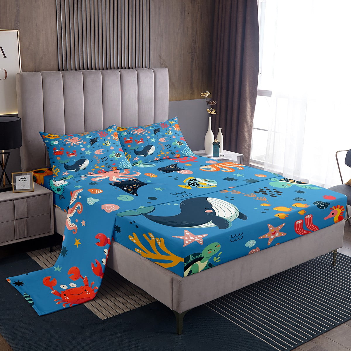 Click here for Yst Cartoon Fish Full Sheet Sets 4pcs  Cute Seahor... prices
