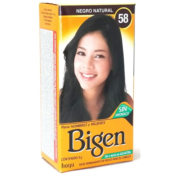 Tinte Bigen Negro Natural No 58 Bigen Bigen Tinte en Polvo | Bodega ...