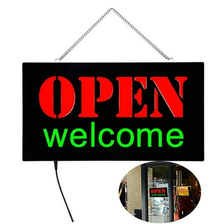 OPEN Welcome LED Sign Business Display Light Shop Restaurants Coffee ...