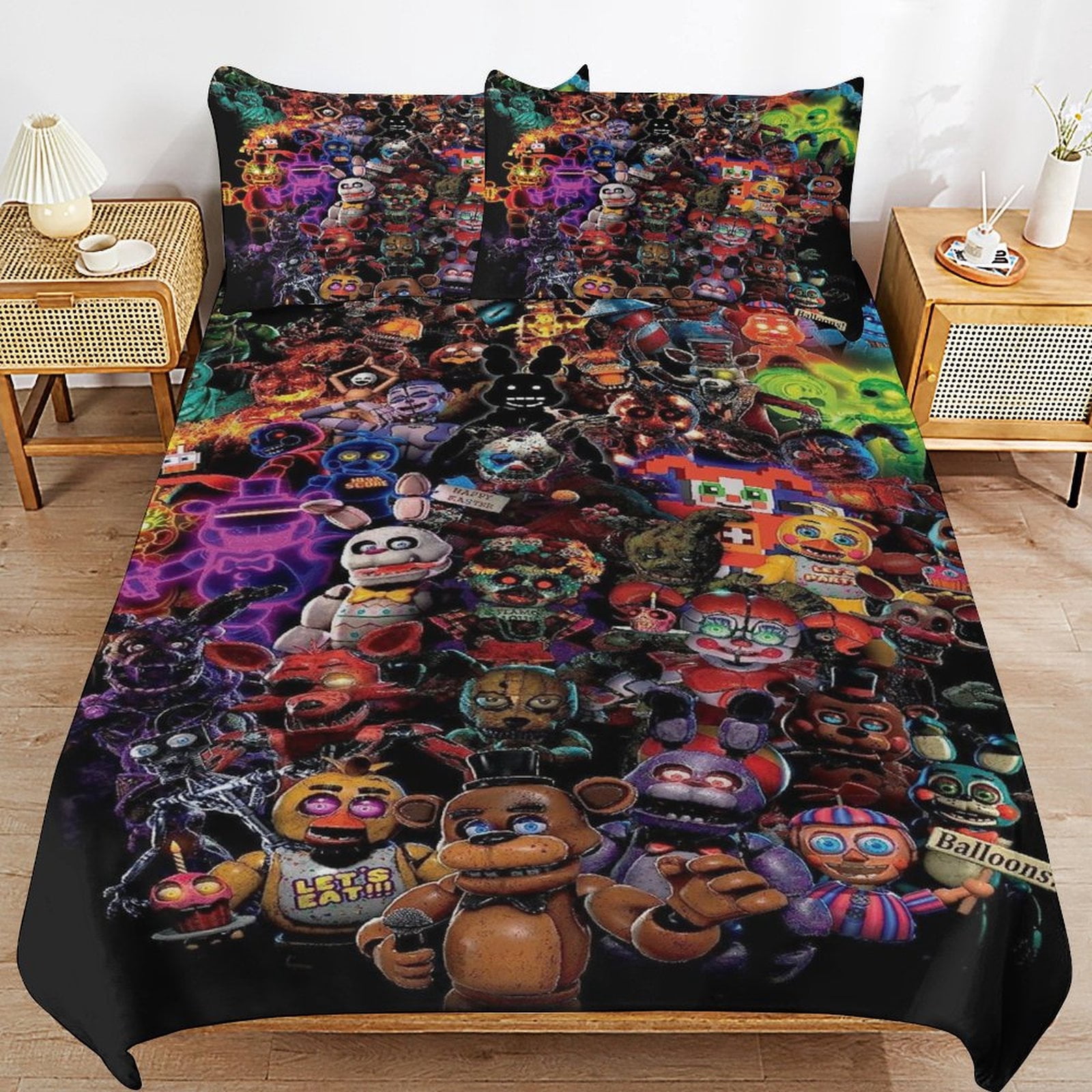 Five Nights at Freddy's Bed Duvet Cover Microfiber Bedding Sets 3D ...
