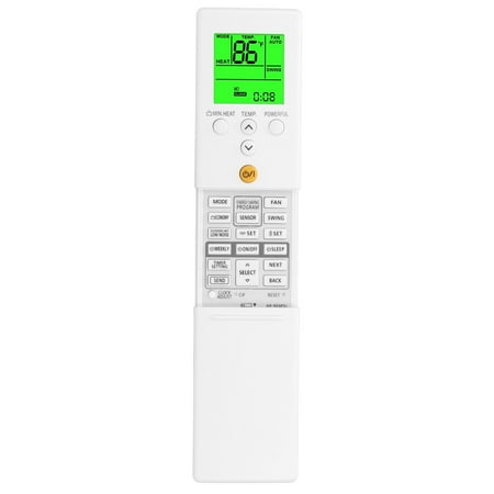 Air Conditioner Remote, Sliding Shell Dual Display Replacement AC ...