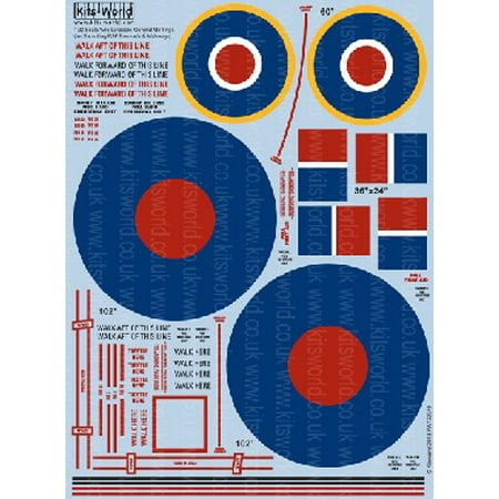1/32 Avro Lancaster General Markings, Stenciling RAF Roundels ...