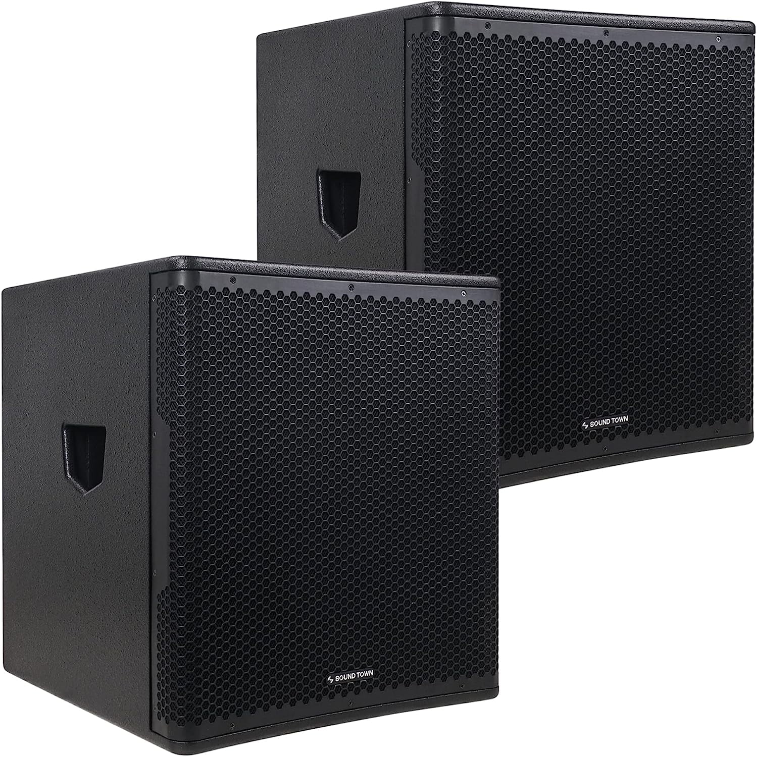 Sound Town METIS Series Pair of 2400 Watts 18" Powered PA/DJ Subwoofer ...