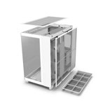 NZXT H9 Flow - All White - CM-H91FW-01 - Dual-Chamber Mid-Tower Airflow ...