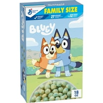 Bluey Cereal, Crispy Corn Cereal Puffs, Made with Whole Grain, Family ...