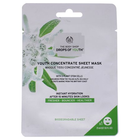 Youth Concentrate Sheet Mask by The Body Shop for Unisex - 0.07 oz Mask ...