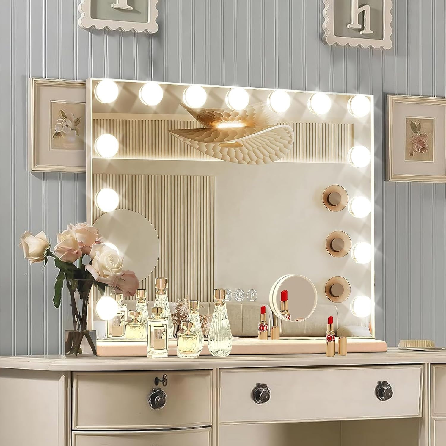 Click here for Wangbasdasd Hollywood Vanity Mirror With Lights -2... prices