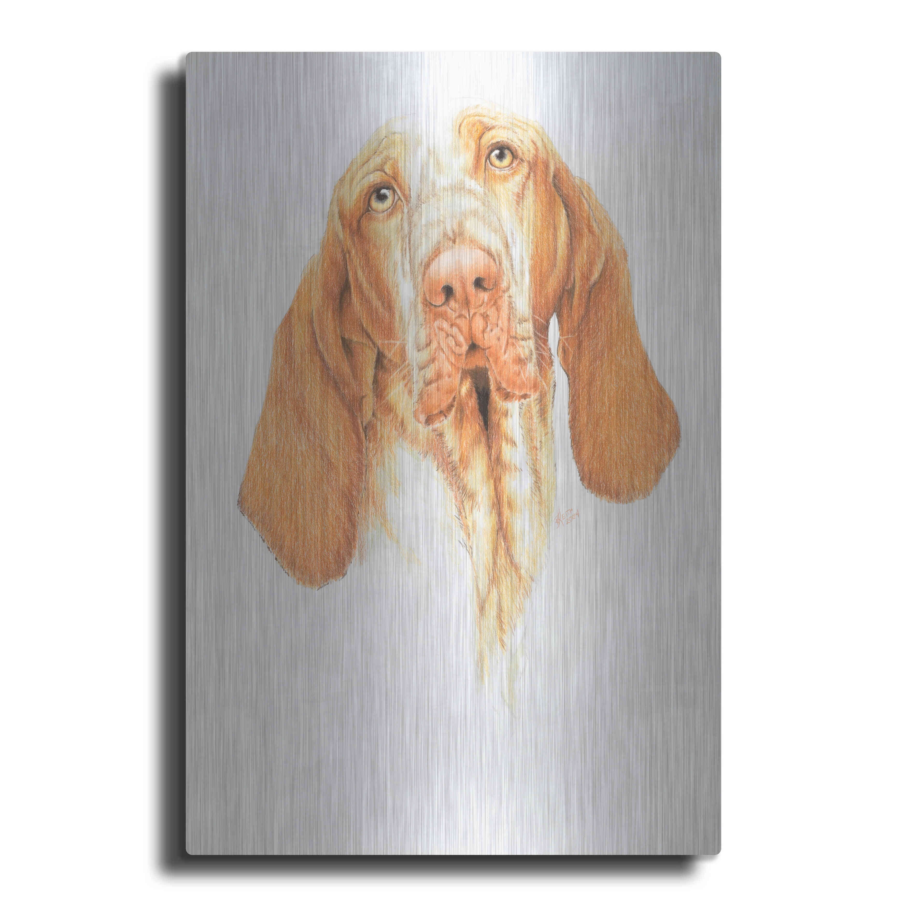 Luxe Metal Art 'Braceo' by Barbara Keith, Metal Wall Art, 24"x36 ...