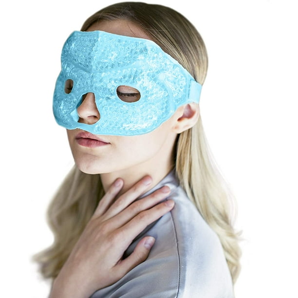 Hot and Cold Therapy Gel Bead Facial Eye Mask by FOMI Care | Ice Mask ...