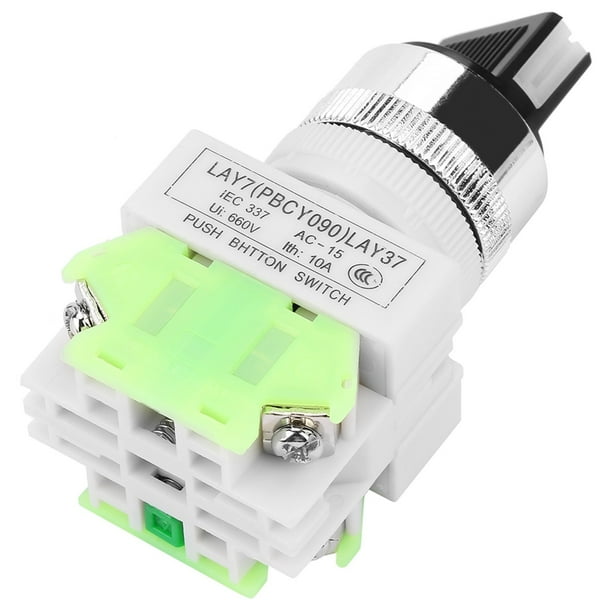 Selector de posición, Selector mantenido de 3 posiciones Selector mantenido Interruptor ...