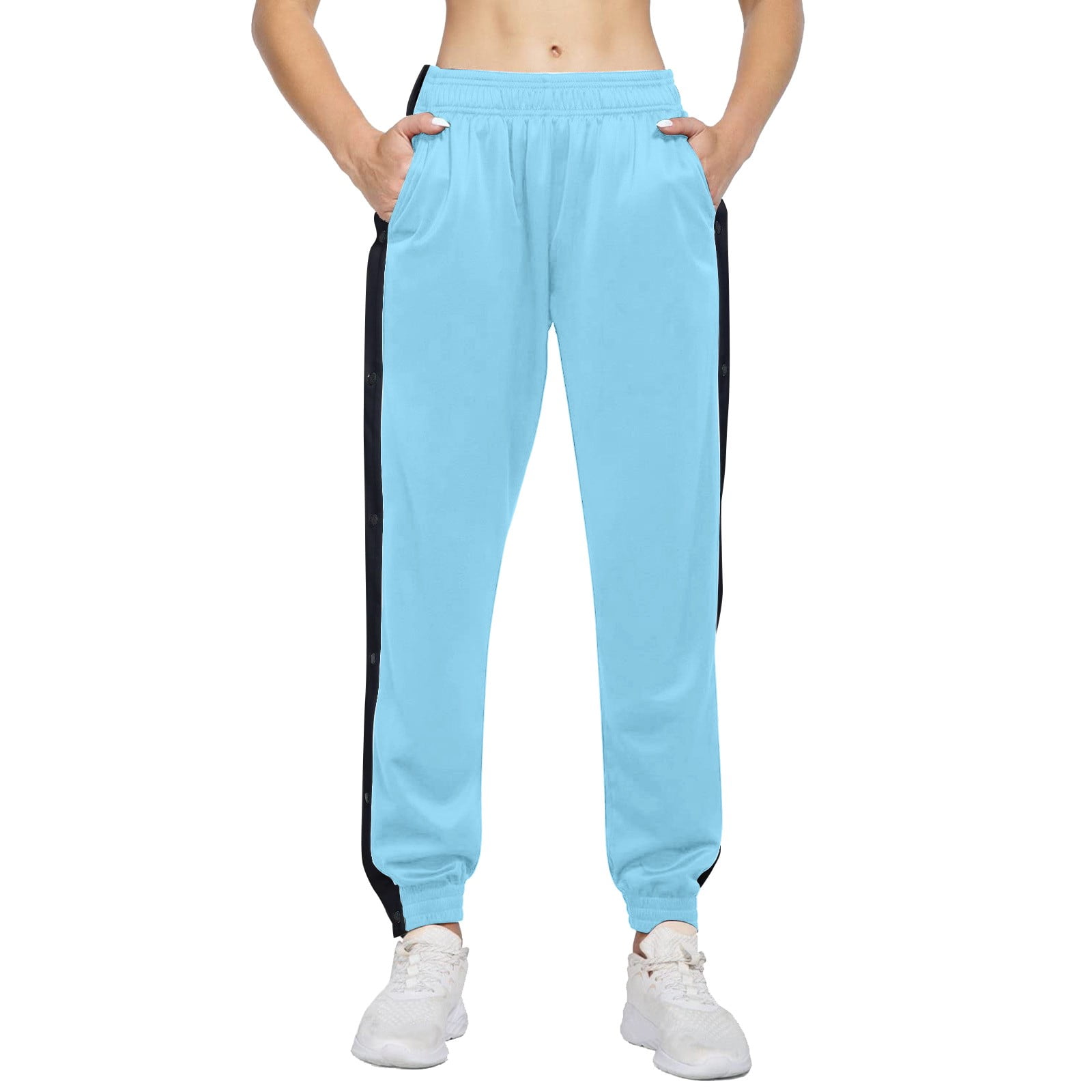ZMHEGW Tapered Workout Active Warm Sweatpants Up Tear Women's Pants ...