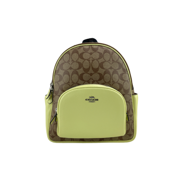 Coach City Tote With Signature Monogram Print in Gold/Black - Walmart.com