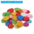 Uxcell Foam Stickers,2Pack 60Pc Adhesive Glitters Foam Shape Sticker ...