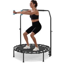 Infans 50" Trampoline for 2 People Foldable Rebouncer w/Adjustable ...