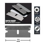 Fit All, Single Edge Razor Blades, 10 Pack Made in USA, Sharp High ...