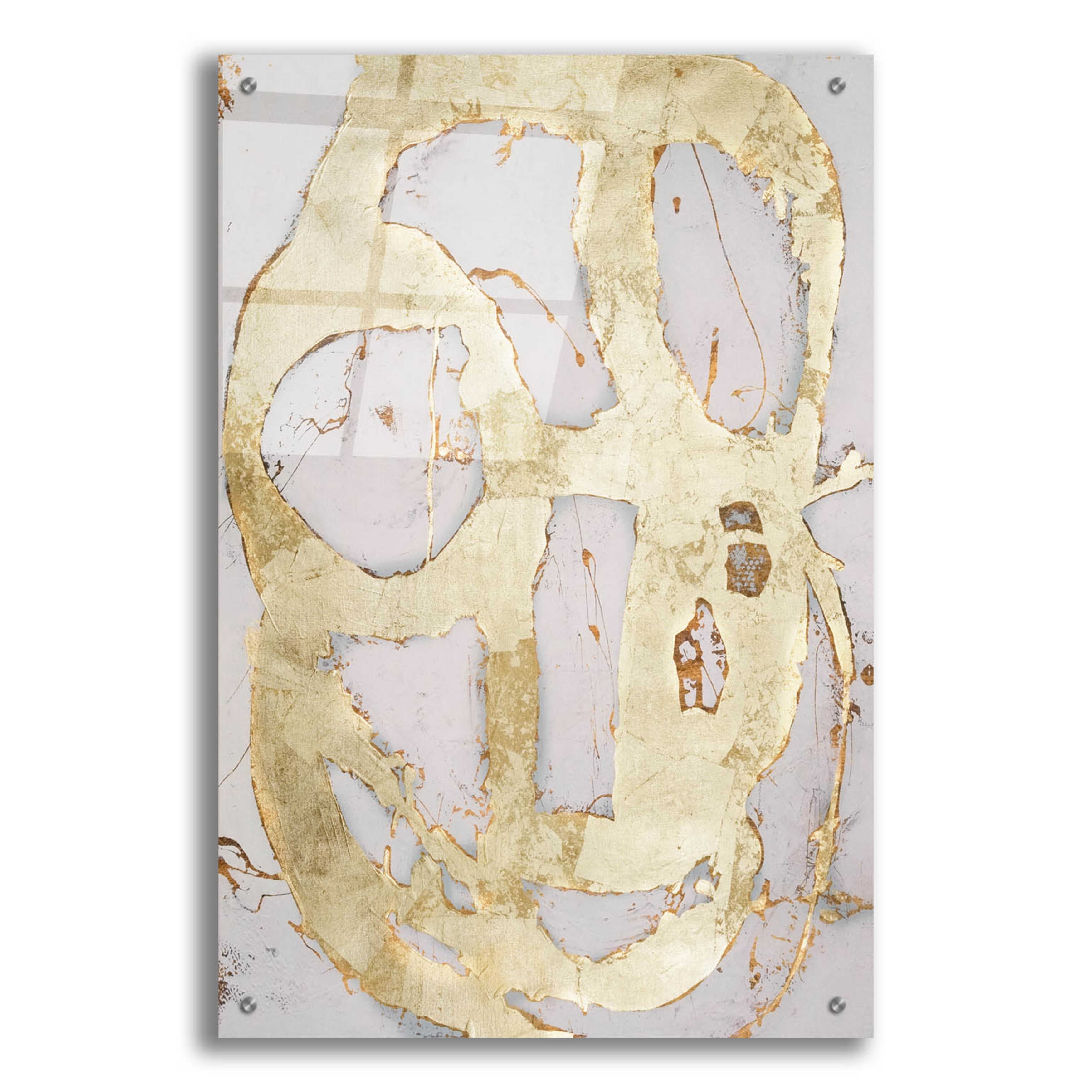 Epic Art 'Ace of Spades in Gold III' by Erin Ashley, Acrylic Glass Wall ...