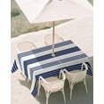 52x70 Inch Outdoor Tablecloth with Umbrella Hole Zipper Rectangle ...