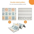 Foldable Baby Playmat, Reversable& Anti-Scratch, Large 77" x 68" Double ...