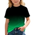Boys and Girls Tops Kids Summer Fashion Gradient Shirts - Walmart.com